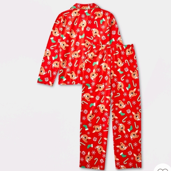 None | Pajamas | Rudolph The Red Nosed Reindeer Coat Pajamas | Poshmark